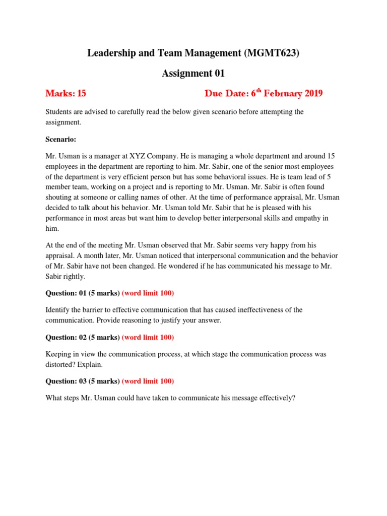 Management Assignment | PDF