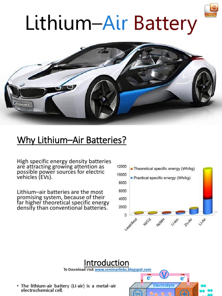 Lithium-Air Battery | PDF | Lithium Ion Battery | Applied And ...