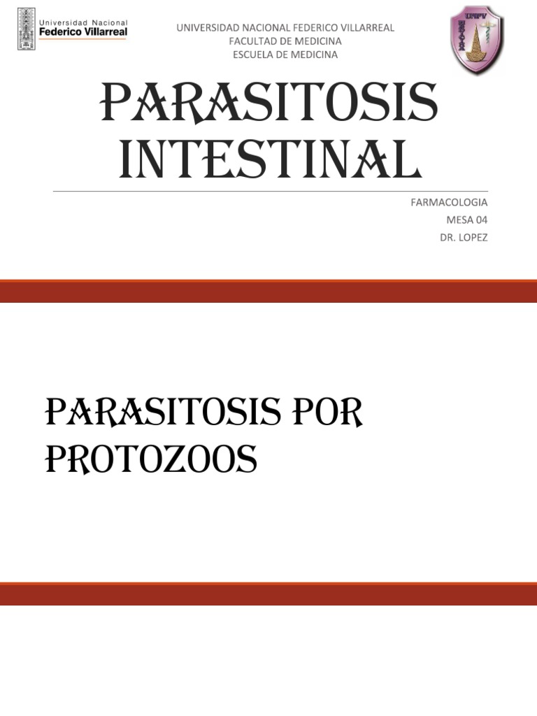 Parasitosis Intestinal | PDF | Diarrea | Enfermedades y trastornos