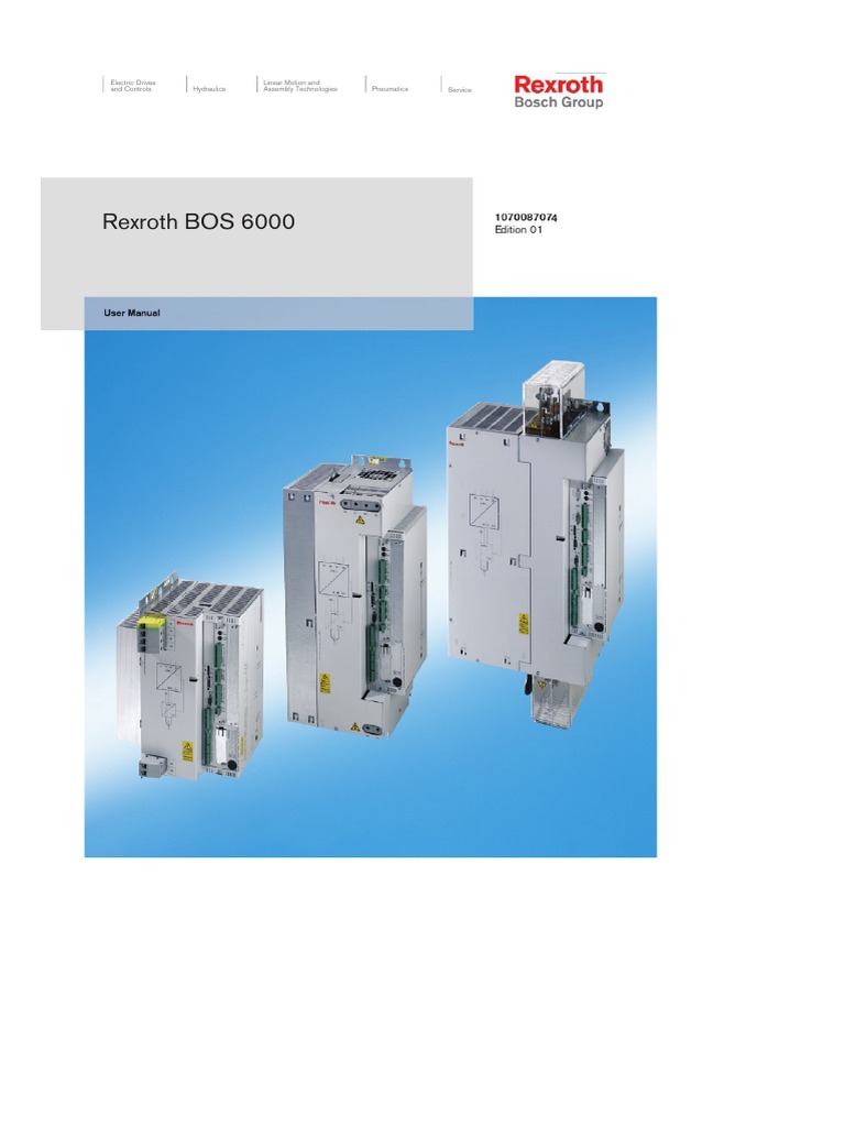 Bosch Manual Rexroth Bos6000 Users Manual | PDF | Menu (Computing ...