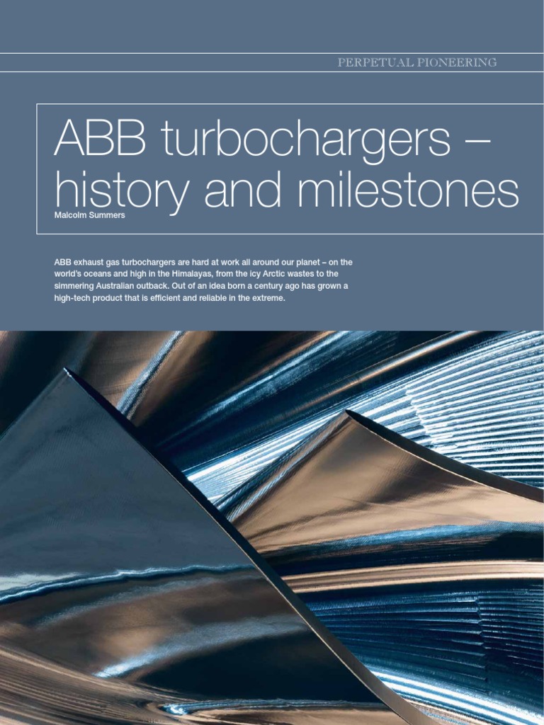 ABB Turbochargers | PDF | Turbocharger | Internal Combustion Engine