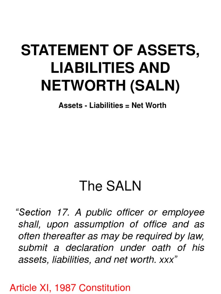 SALN Filing Requirements | PDF | Fine (Penalty) | Trust Law