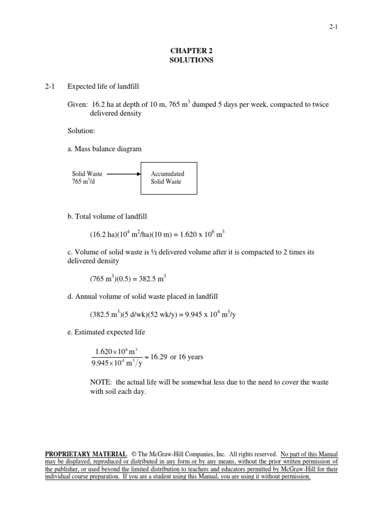 Chapter 2 Solutions | PDF