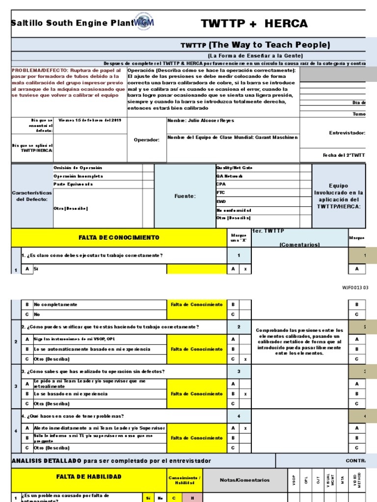 Formato HERCA y TWTTP Jimenez Gomez | Informática y tecnología de la ...