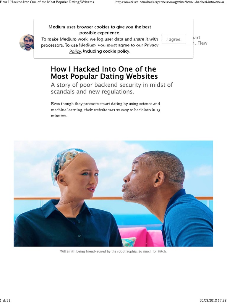 How I Hacked Into One of The Most Popular Dating Websites | PDF ...