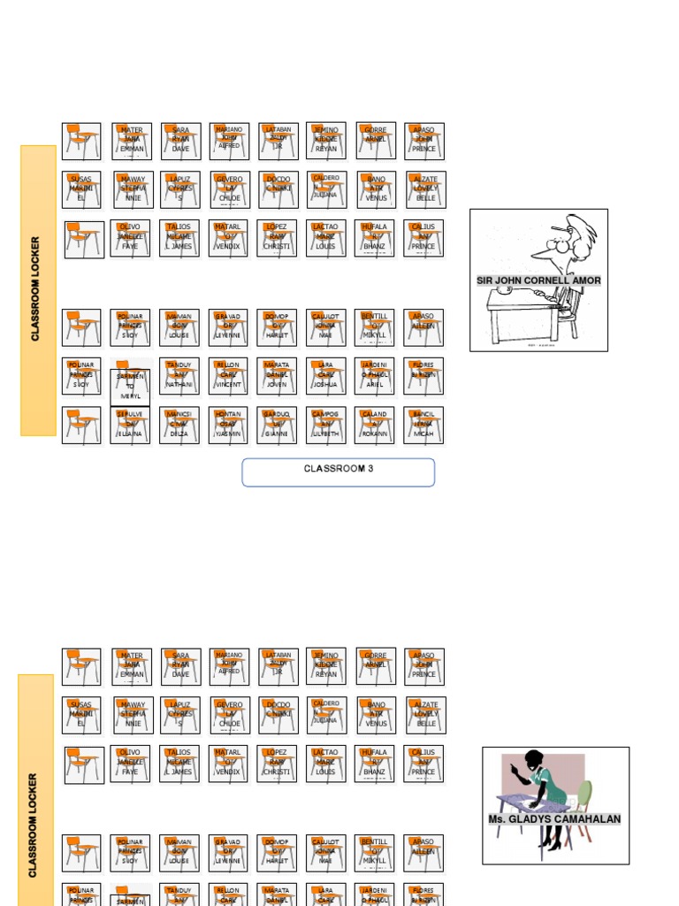 Classroom Locker Assignments | PDF