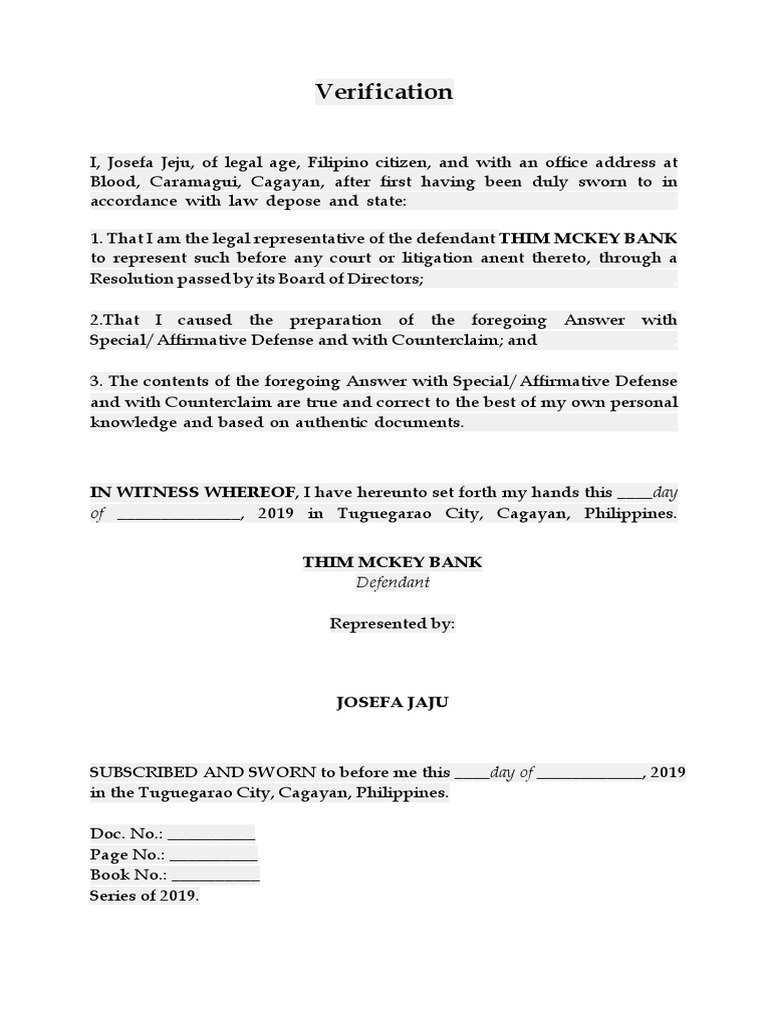 Verification and Certification of Non Forum Shopping | PDF | Law