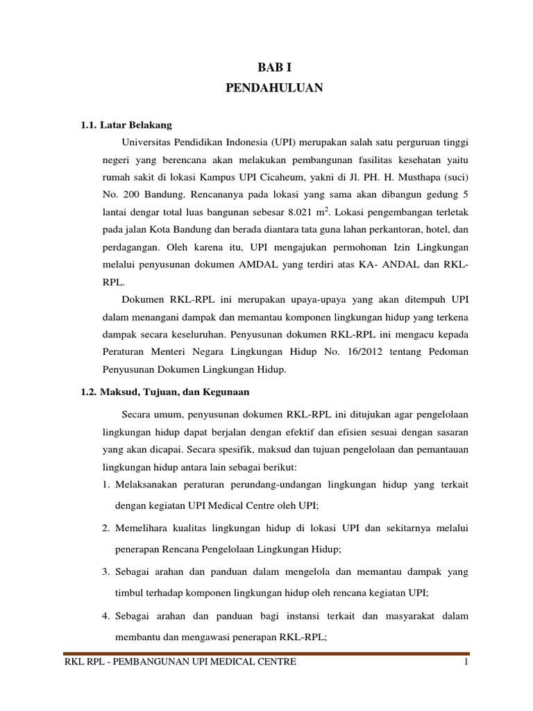 RKL RPL Upi Medical Centre | PDF