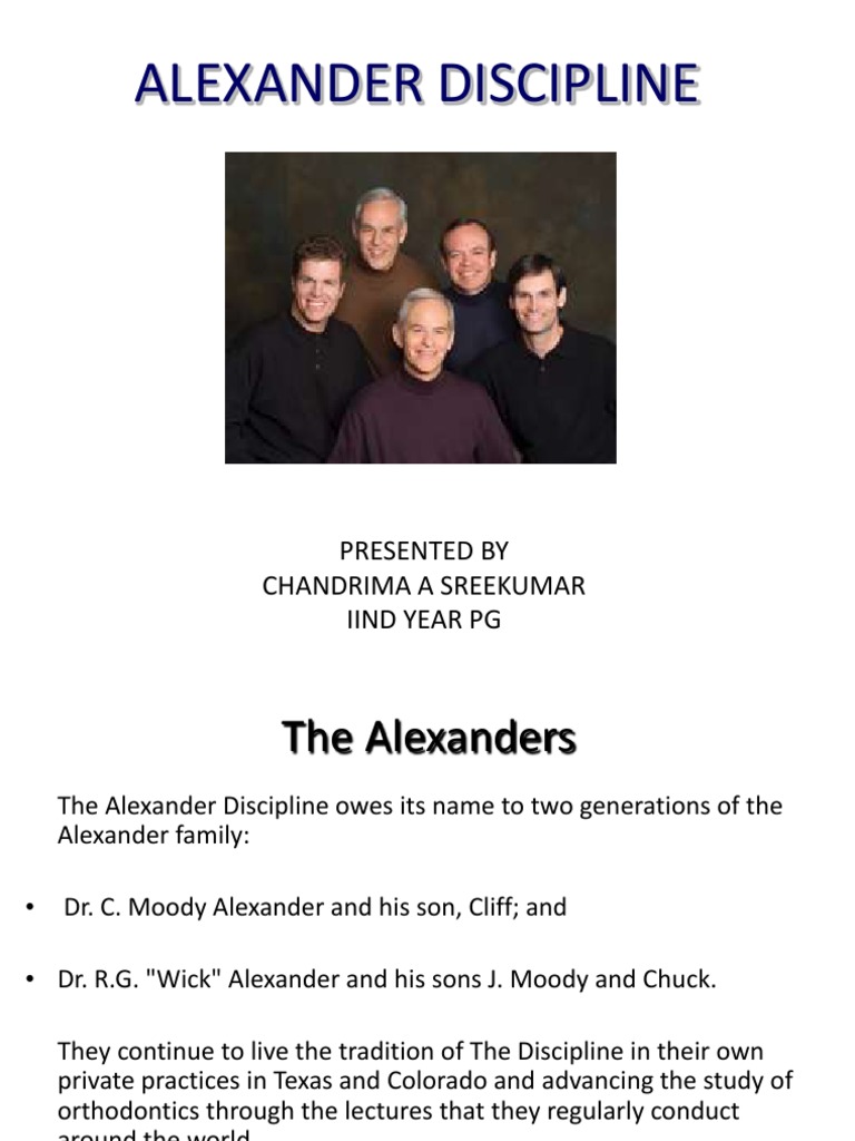Alexander Discipline | PDF | Orthodontics | Face