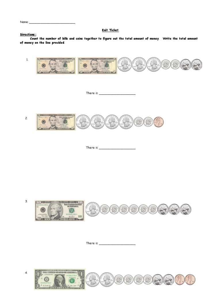 Lesson 3.5 Exit Ticket | PDF | Currency | Foreign Exchange Market