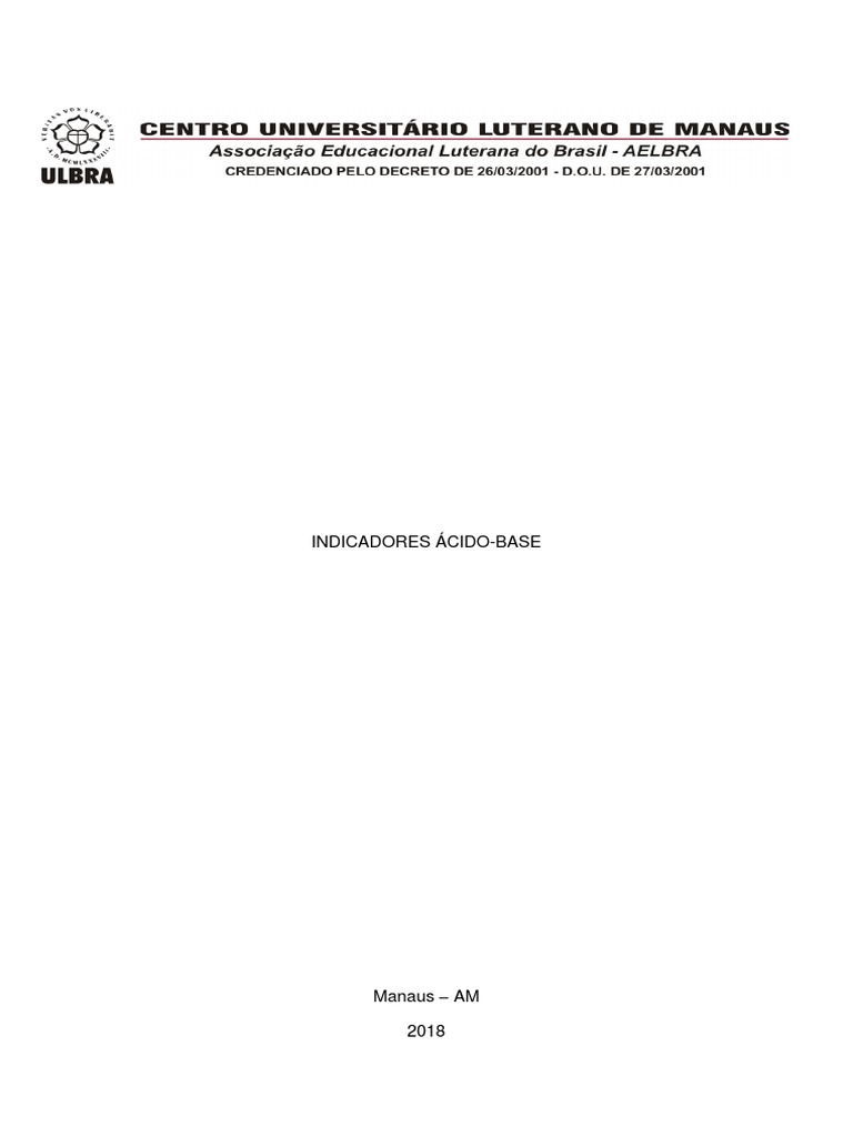 Experimentos com Papel Tornassol | PDF | Ácido | Ph