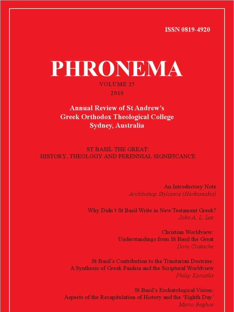 Phronema 25, 2010 | PDF