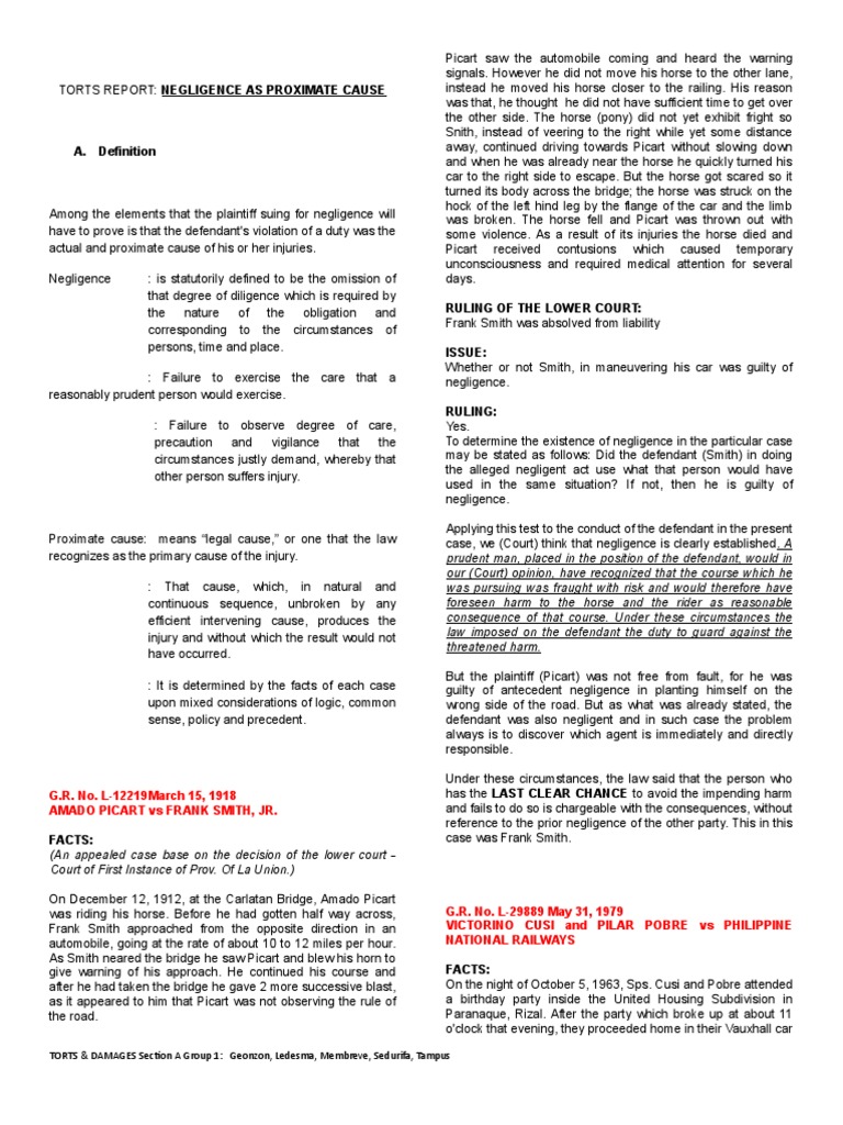 Corporate Powers Digest | Download Free PDF | Negligence | Tort