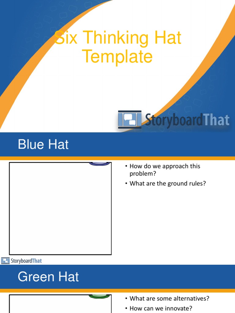 Thinking Hat Template | PDF