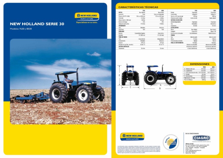 New Holland 7630 | PDF