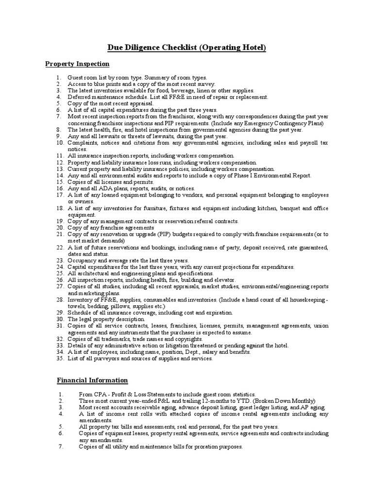 DD Template Operating Hotel | PDF | Franchising | Insurance