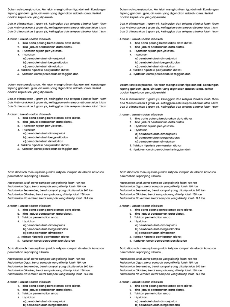Latih Tubi Soalan KPS | PDF