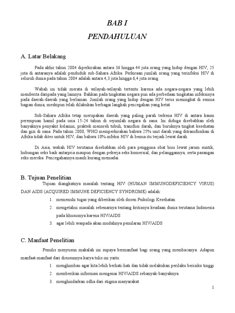Hiv Aids | PDF | Pengembangan Diri | Sains & Matematika
