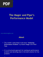 Analyzing Performance Problems - MAGER&PIPE MODEL | PDF | Career & Growth