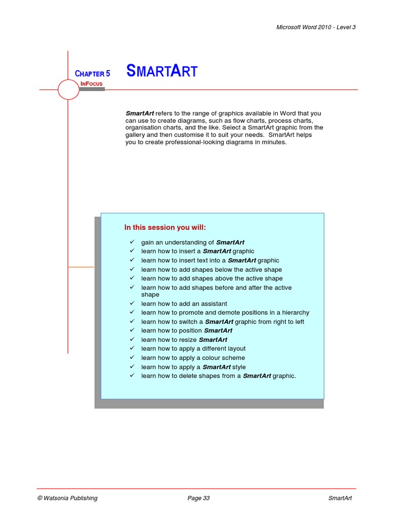 SmartArt Basics | PDF | Page Layout | Microsoft Word