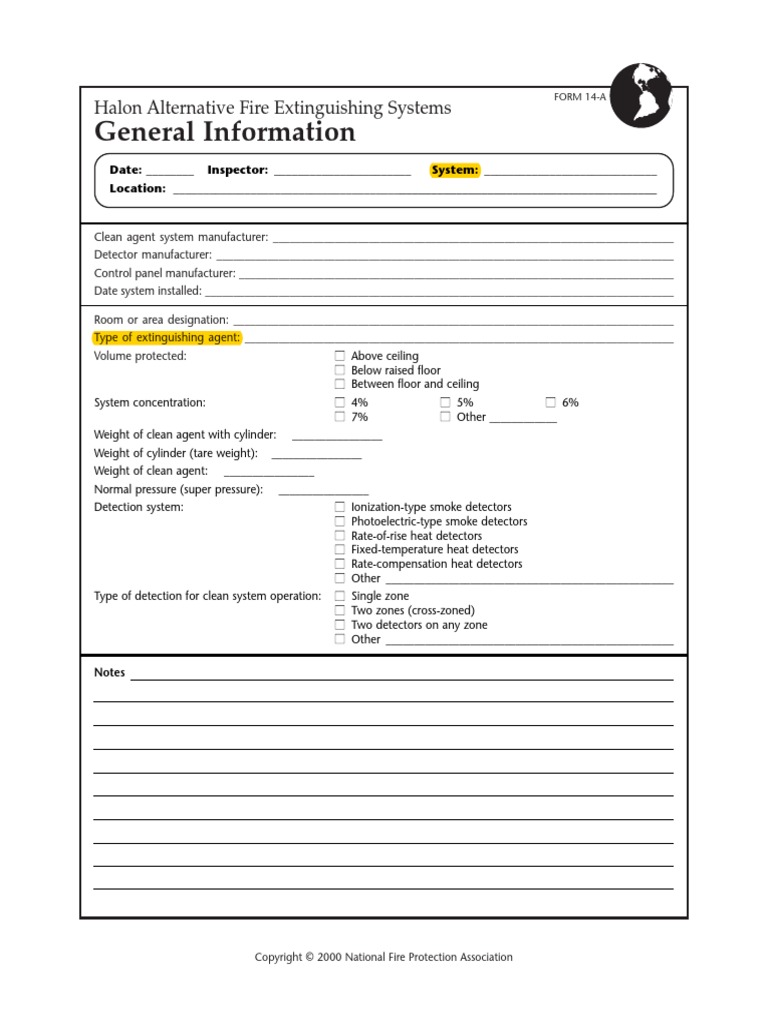 General Information: Halon Alternative Fire Extinguishing Systems | PDF ...