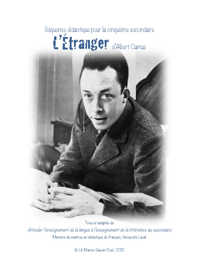Albert Camus Etranger | PDF | Albert Camus | Romans