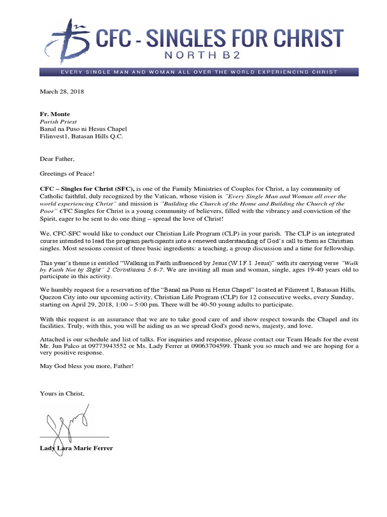 CFC-SFC Christian Life Program | PDF | Jesus | Monotheism