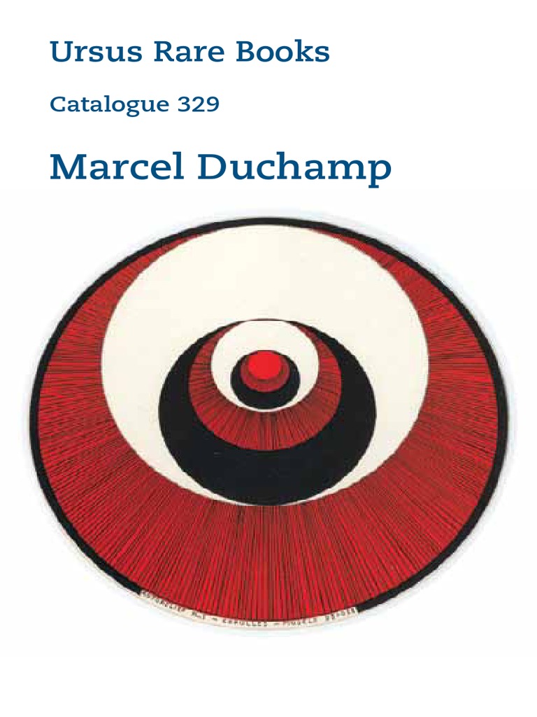 Marcel Duchamp: Rare Book Catalogue 329 | PDF | Surrealism | Art Media