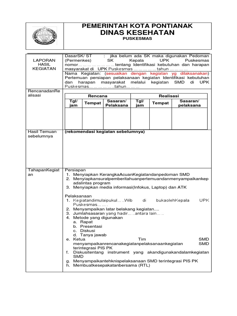 Contoh LHK | PDF | Karier & Perkembangan | Seni