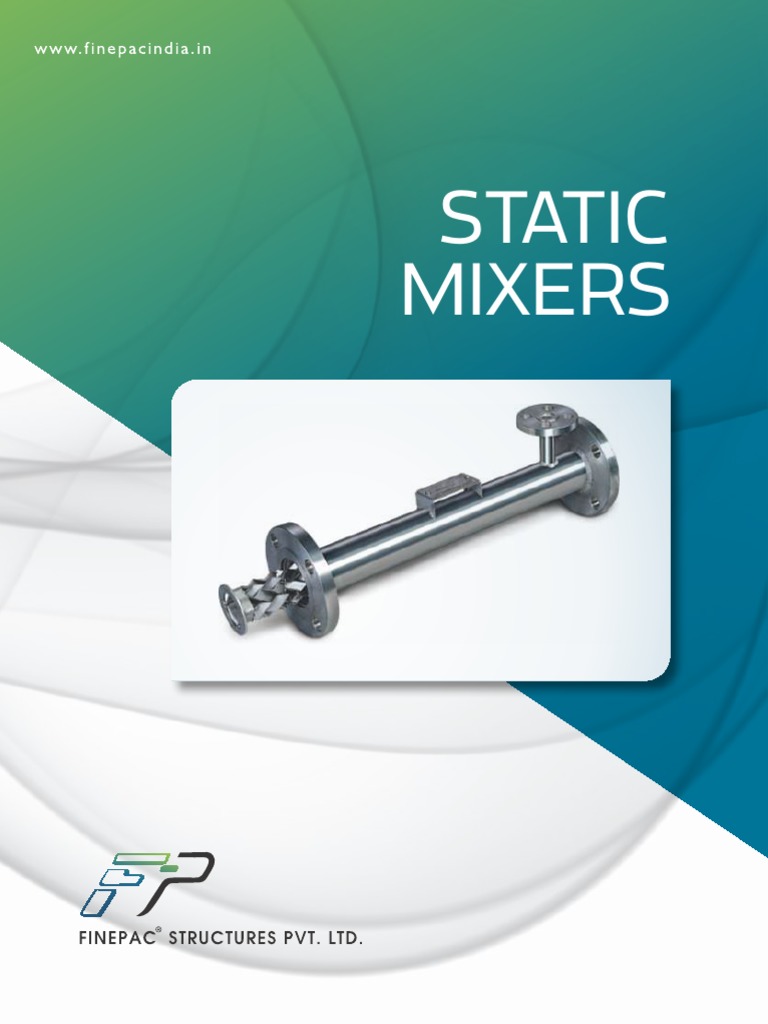 Static Mixers | PDF | Fluid Dynamics | Liquids
