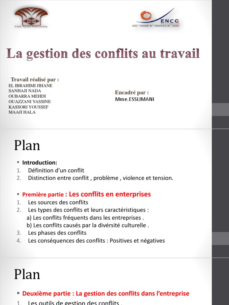 La Gestion Des Conflits | PDF | Arbitrage | Résolution de conflit