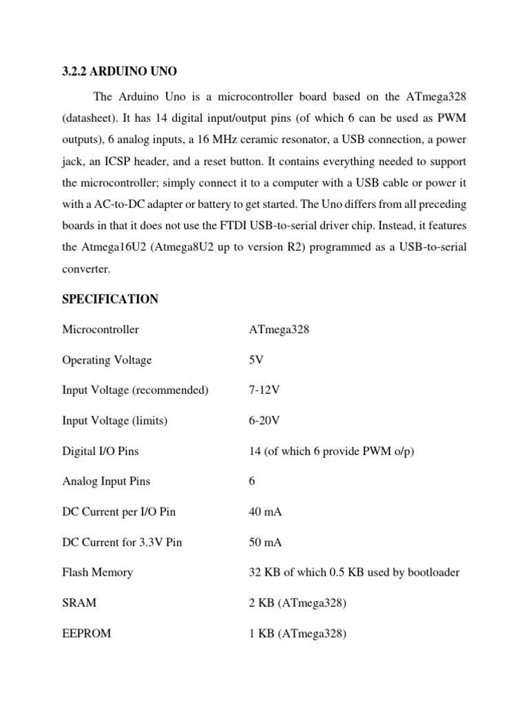 3 2 2 Arduino Uno Pdf Computer Engineering Computing