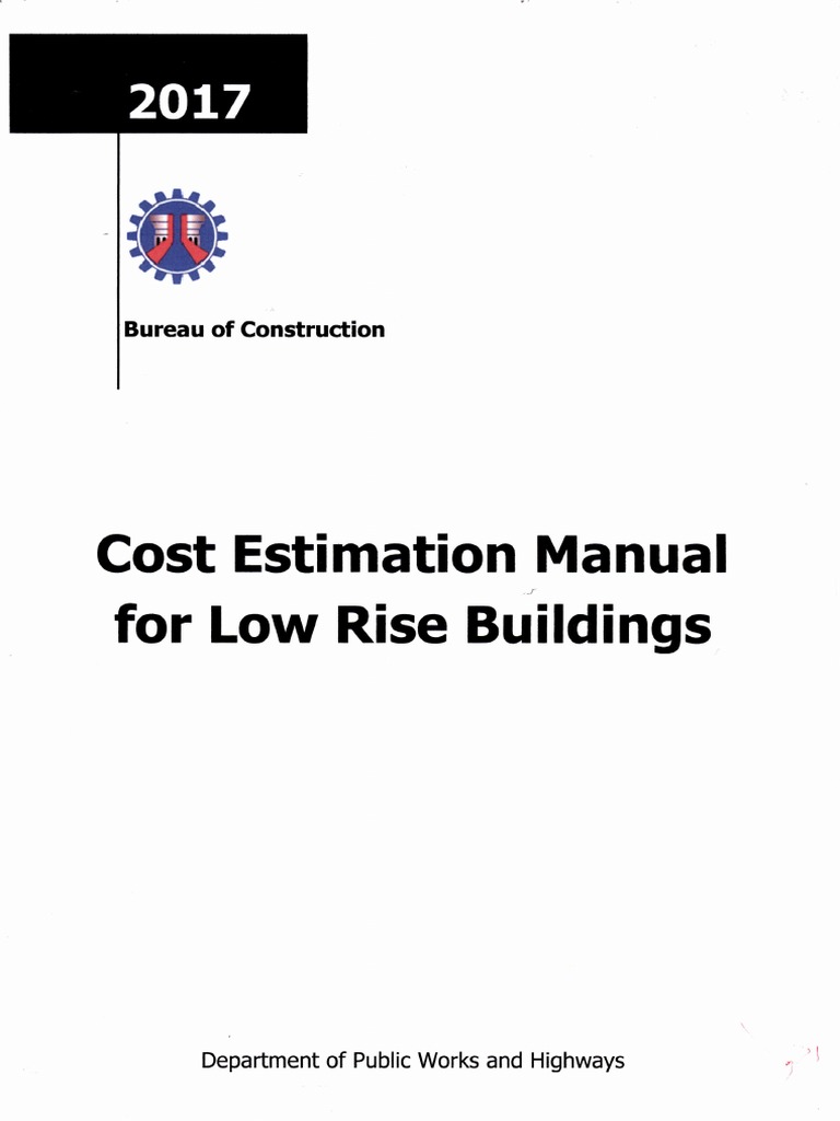 DPWH Cost Estimation Manual For Low Rise Buildings | PDF | Window | Door