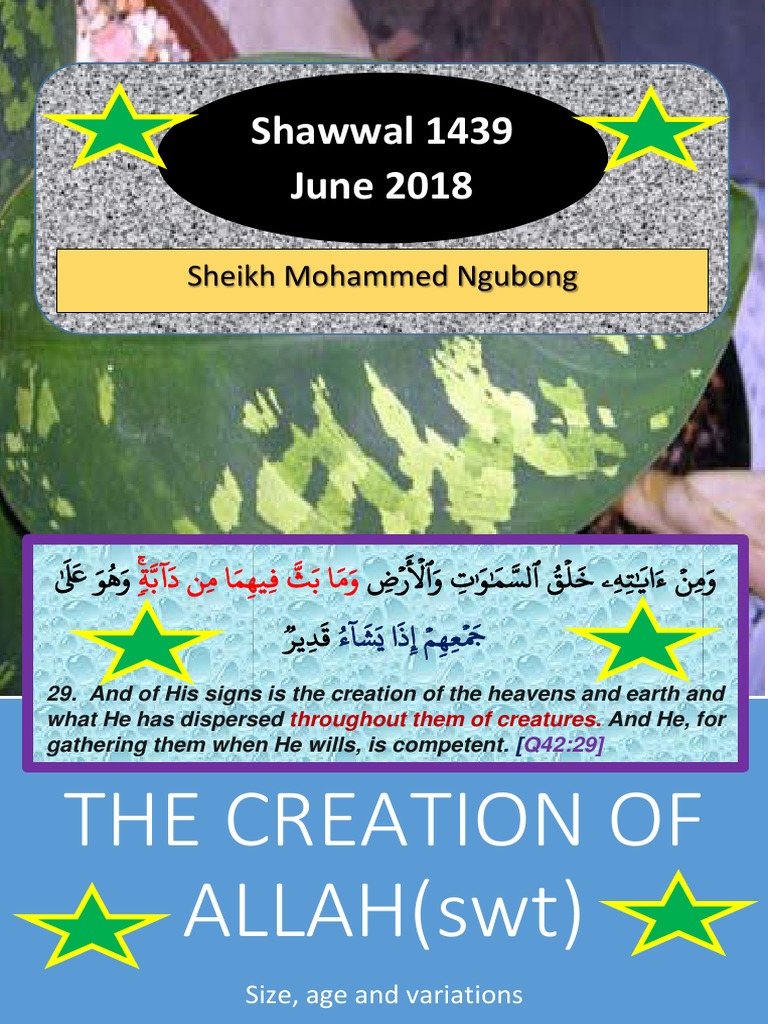 The Creation of Allah | PDF | Mars | Electron