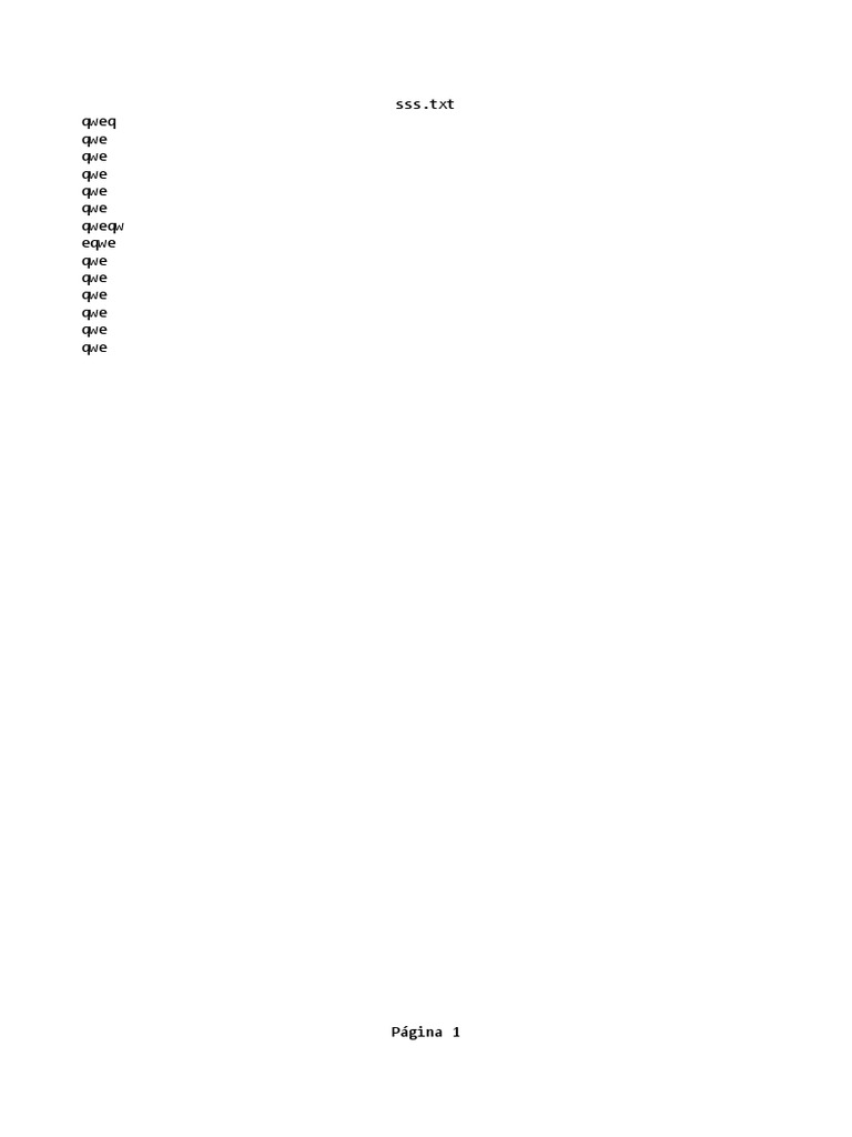 Sss - TXT Qweq Qwe Qwe Qwe Qwe Qwe Qweqw Eqwe Qwe Qwe Qwe Qwe Qwe Qwe | PDF