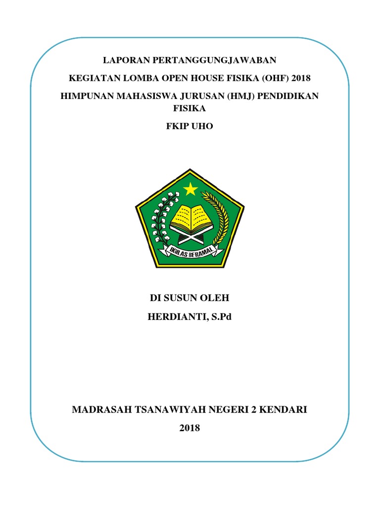Contoh LPJ | PDF