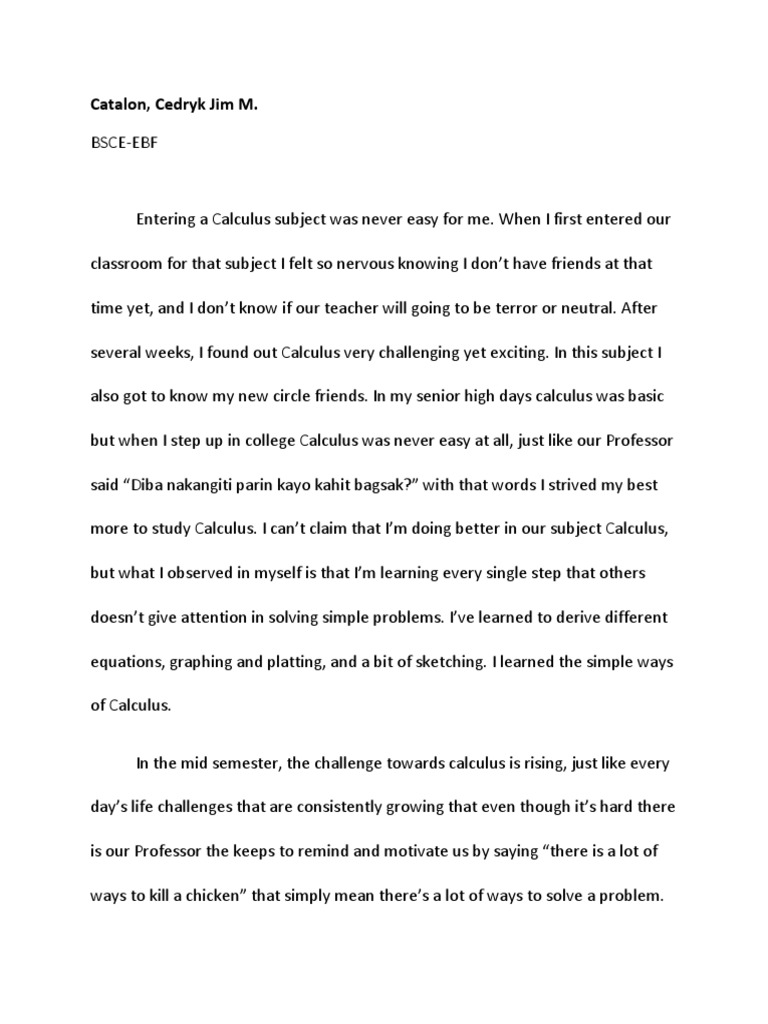 Overcoming Challenges in Calculus: Learning Through Struggle and ...