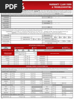 Oe Dealer Claim Form 20mc Final | PDF | Electromagnetism | Electricity