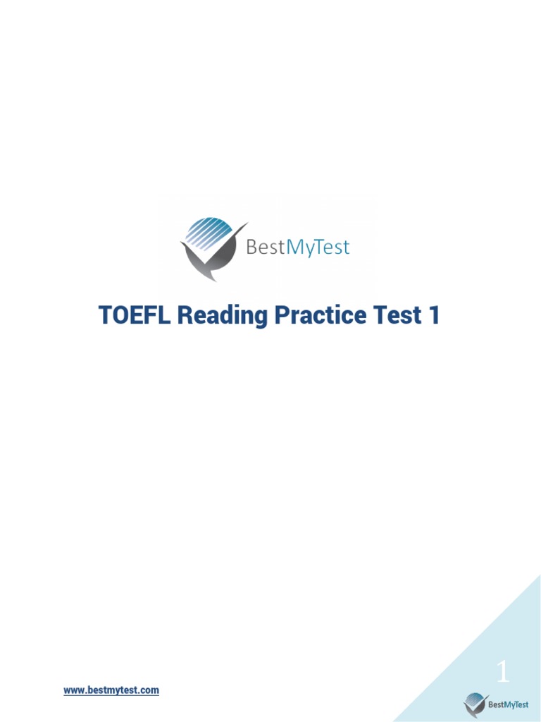 Bestmytest Toefl Reading Practice Test PDF | PDF | Natural Selection ...