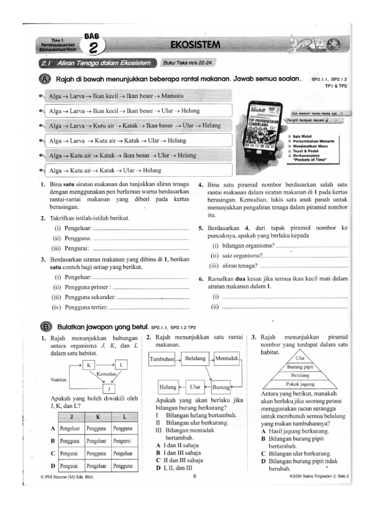 latihan sains tingkatan 2 ekosistem - Amanda Alexander