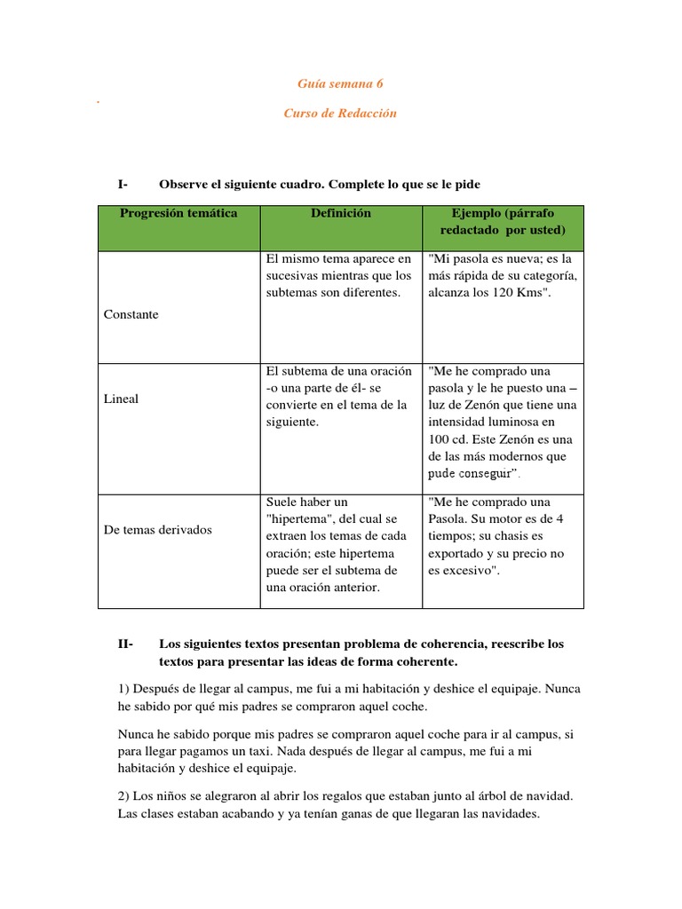 Tarea Completada Guía Semana 6 | PDF