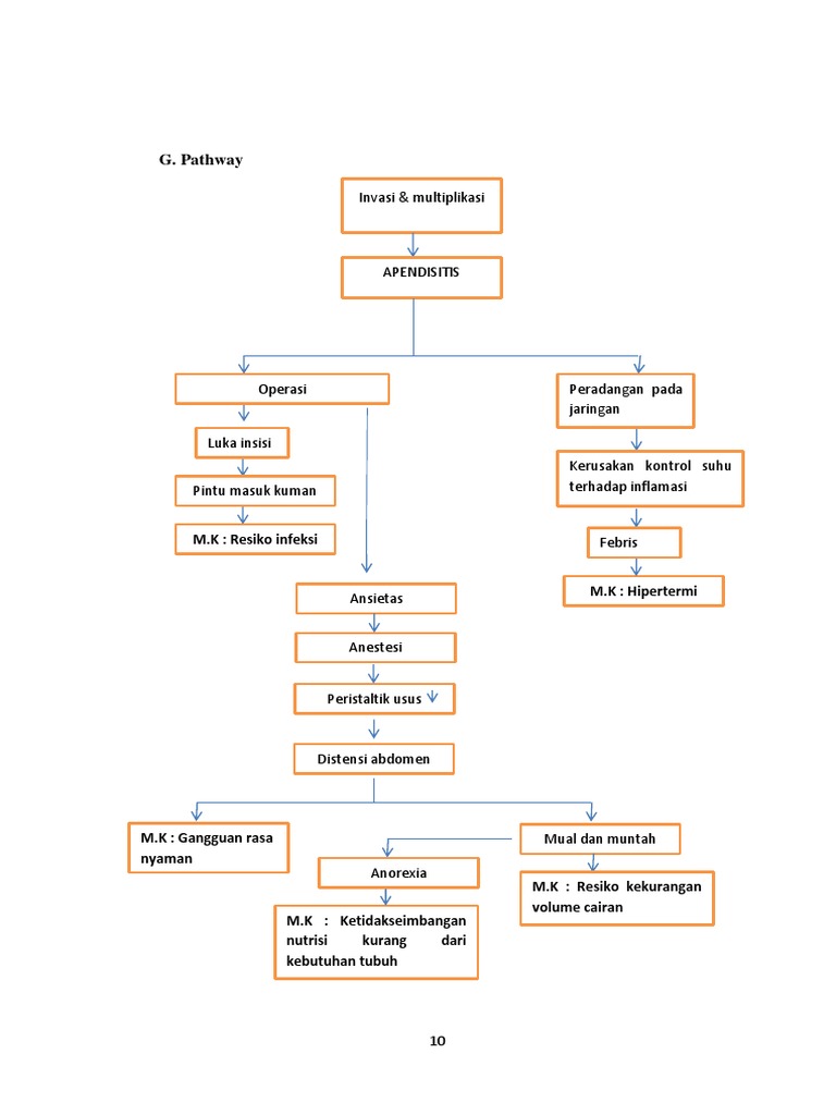 Pathway Apendisitis | PDF