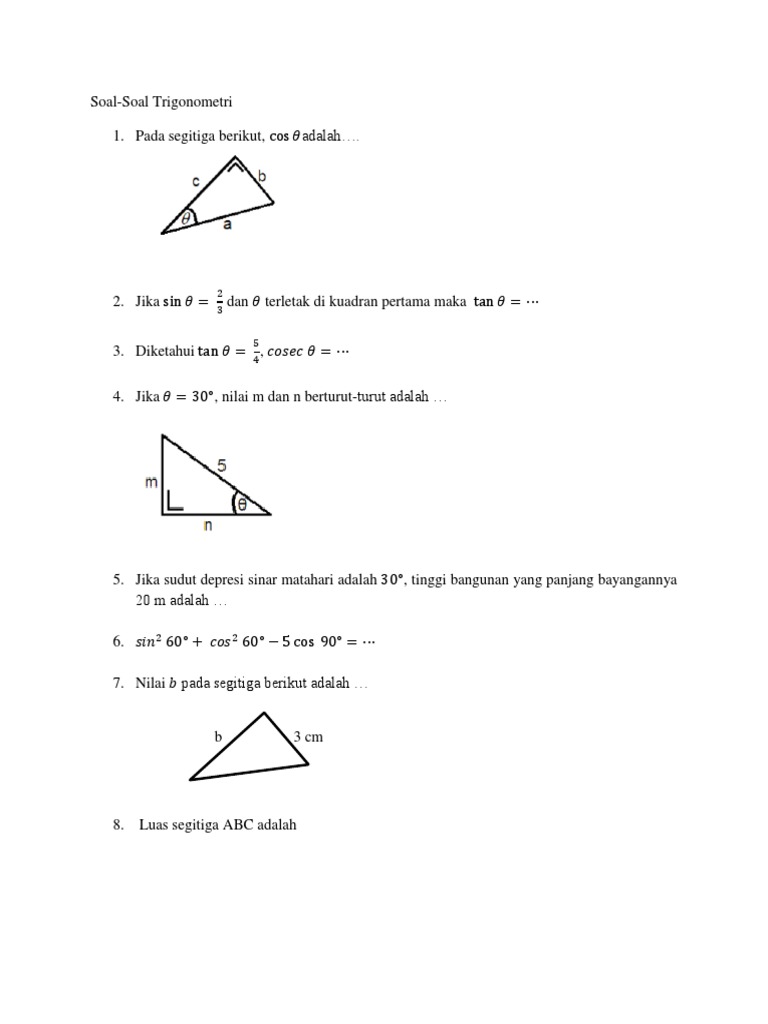 Soal Trigonometri | PDF