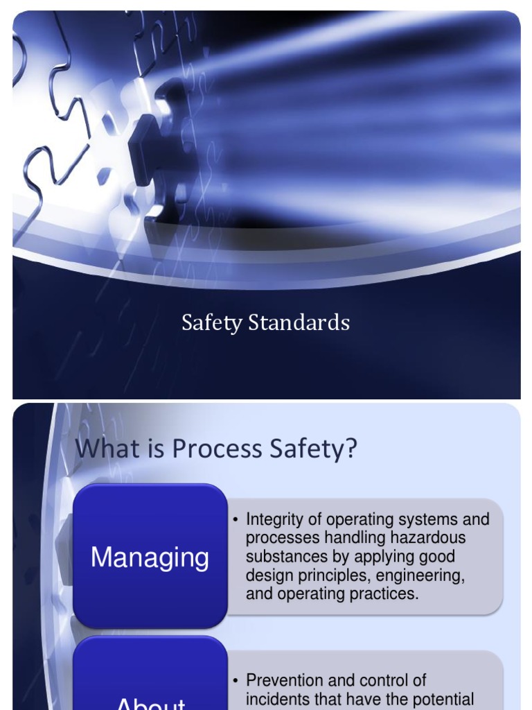 Lecture 1 - Safety Standards | PDF | Occupational Safety And Health ...