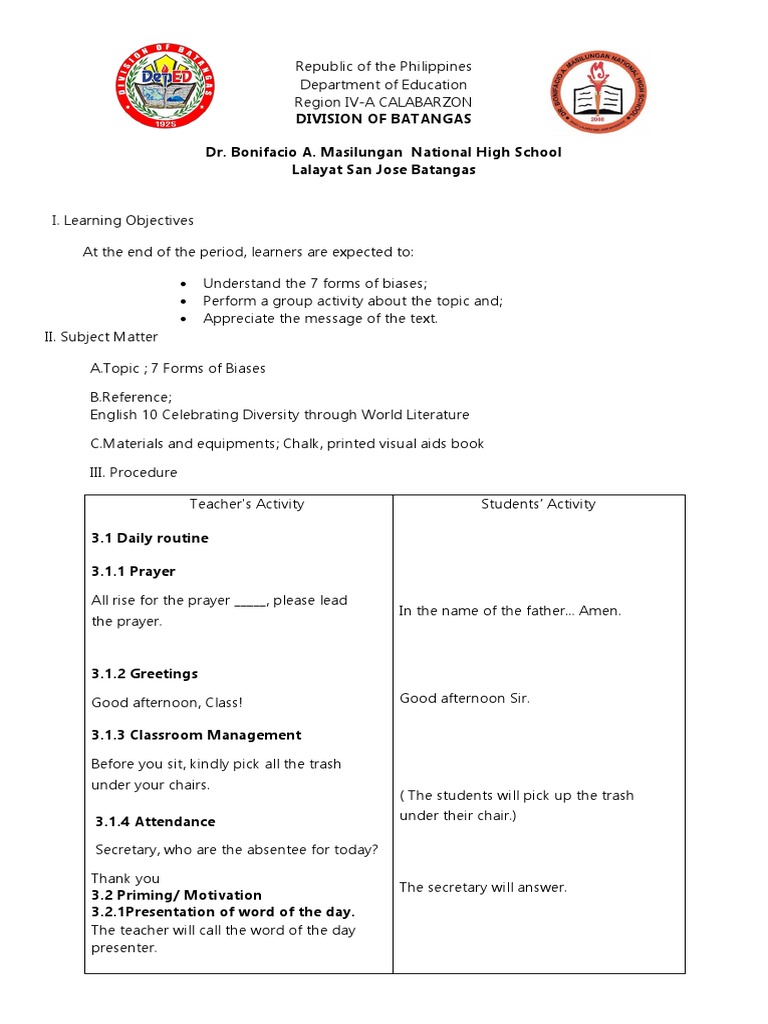 Analyzing Biases in Instructional Materials | PDF | Bias | Stereotypes