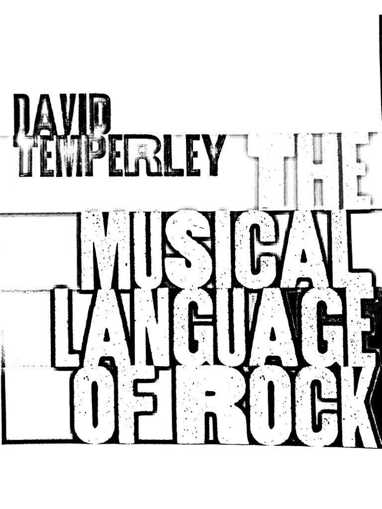 The Musical Language of Rock | PDF