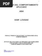 Manual Aba | PDF | Espectro autista | Aprendizaje