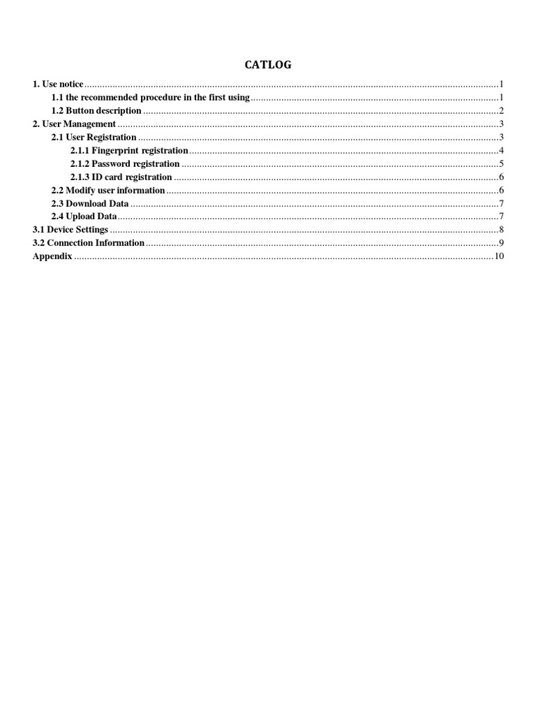 Fingerprint Manual | PDF | Ip Address | Menu (Computing)