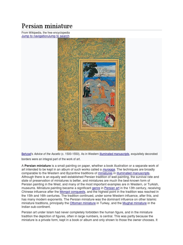 Persian Miniature | Download Free PDF | Paintings