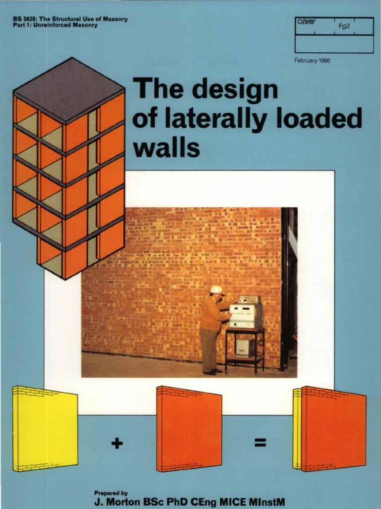 The Design of Laterally Loaded Walls | PDF | Brick | Bending